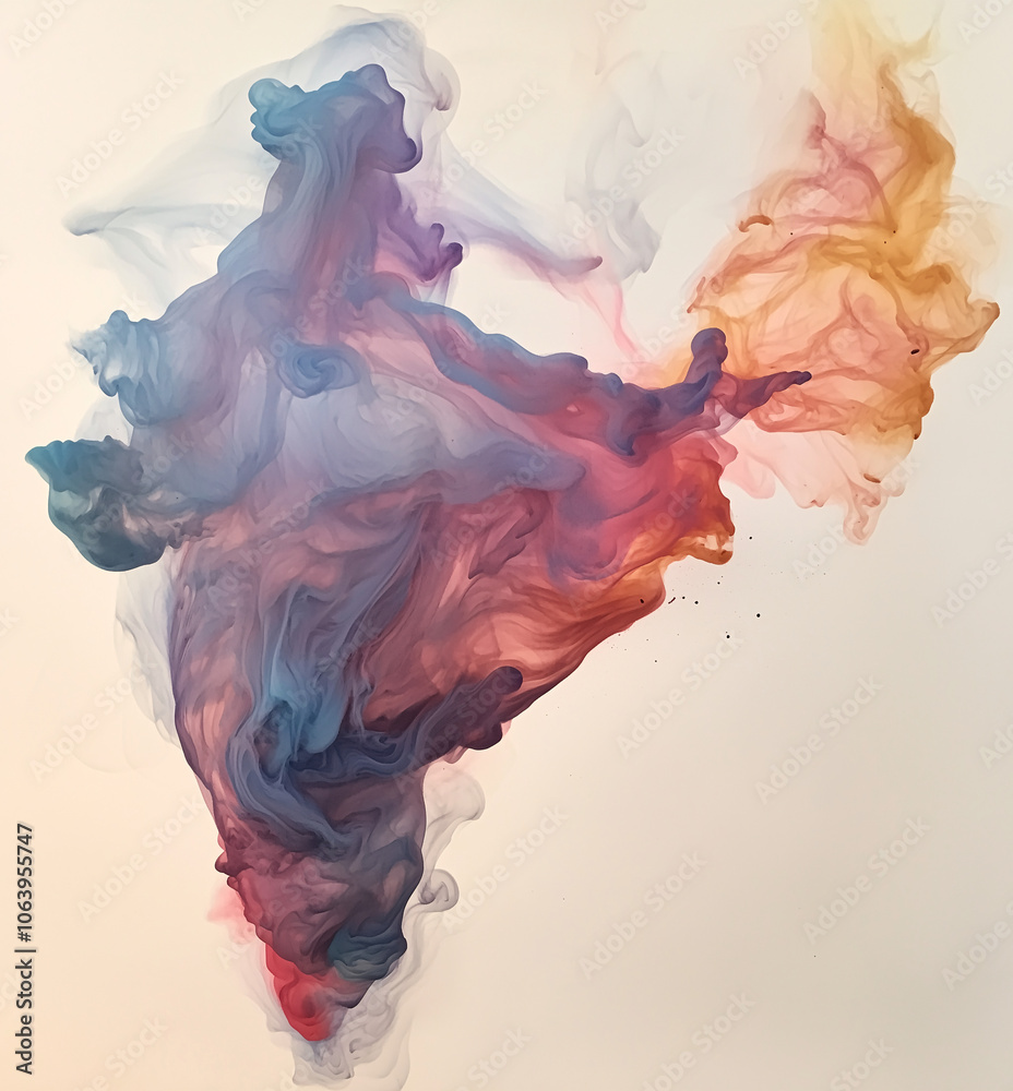 Artistic and Colorful Map of India with Cultural Motifs, Traditional ...