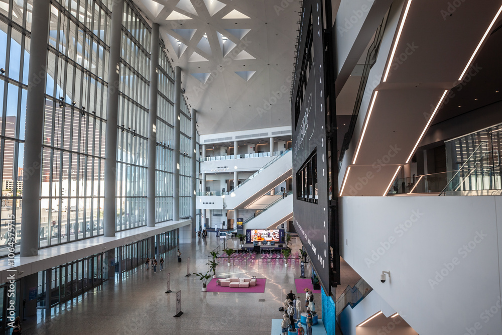 LAS VEGAS - AUGUST 19, 2024: main hall of the Las Vegas Convention ...