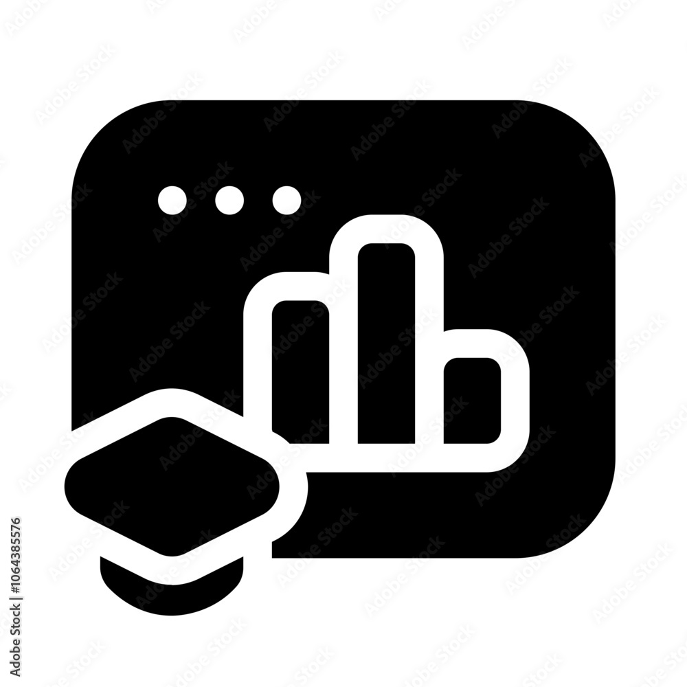final college grades icon with glyph style, perfect for user interface ...