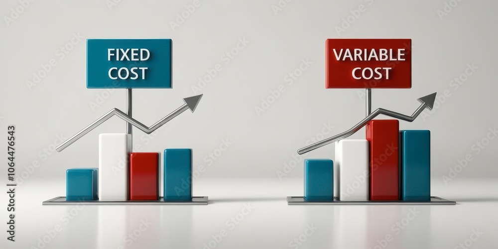 Understanding fixed and variable costs through contrasting graphs a ...