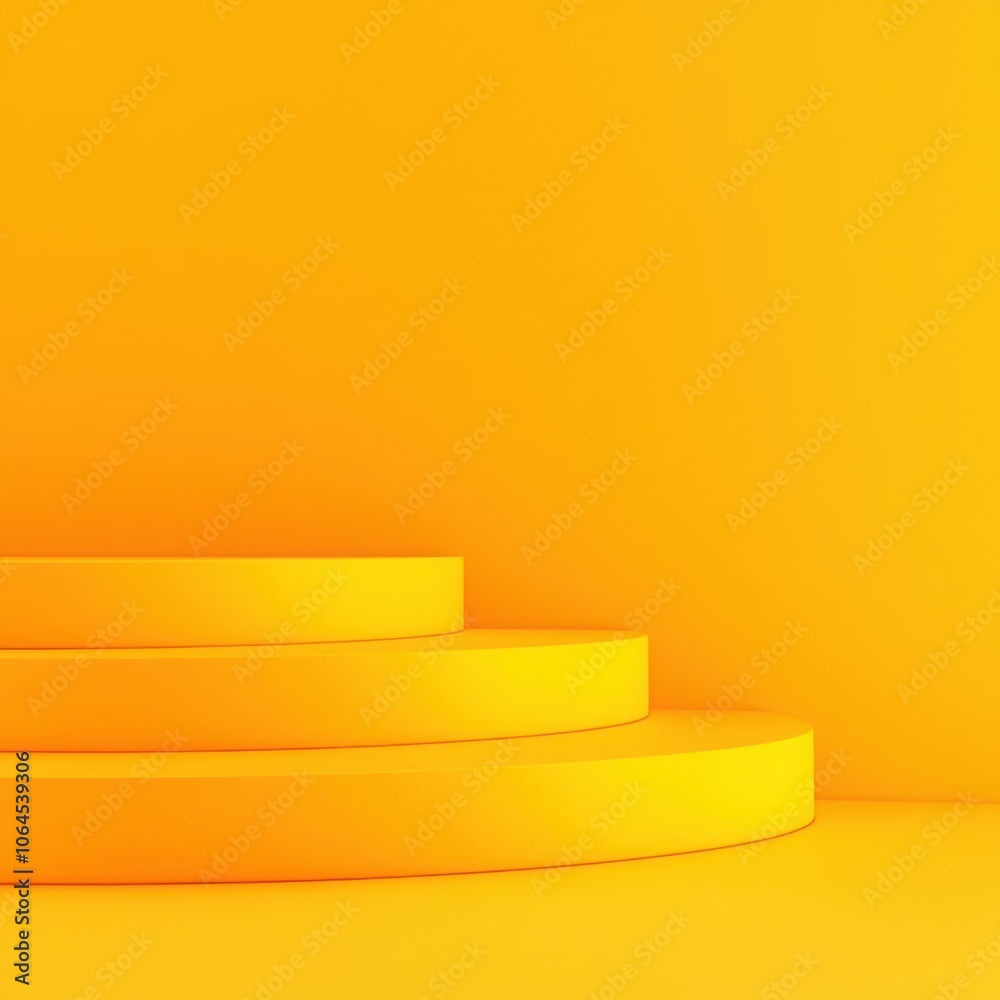 Showcase your creative projects with a vibrant yellow background and ...