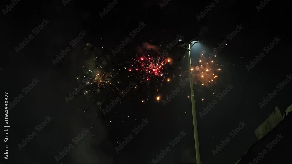 Rajkot, Gujarat, India, 1/11/24: The vibrant carnival firecracker show ...
