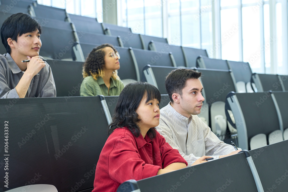 lecture, global, seminar, woman, student, friend, auditorium, people ...