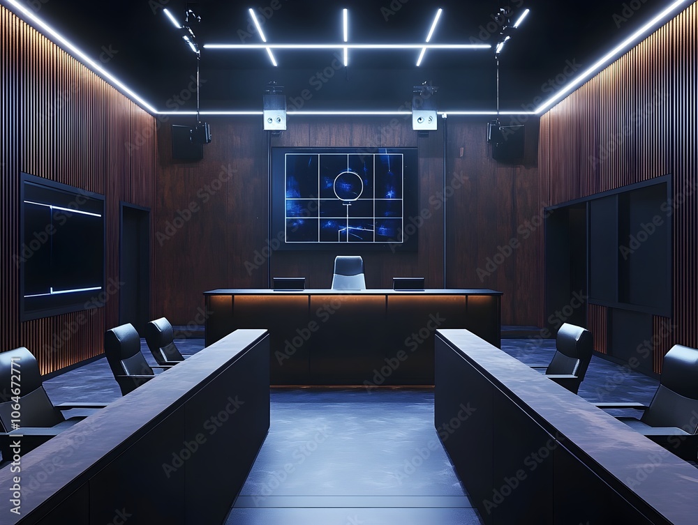Futuristic VR Courtroom with Immersive Crime Scene Simulations and ...