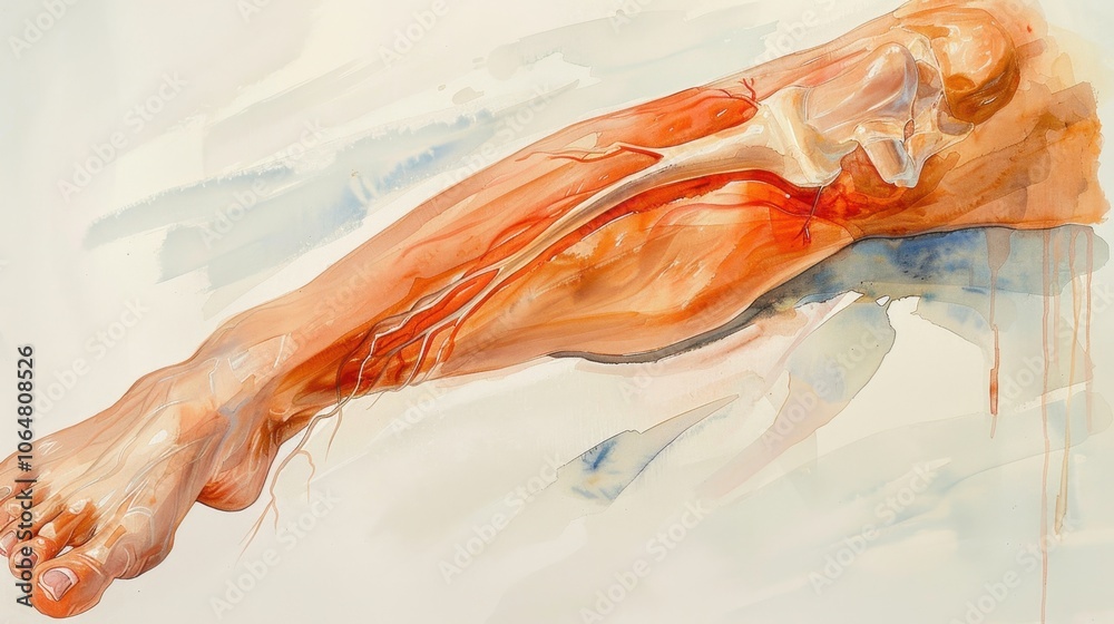 Fotografía Femoral Artery: Located in the thigh, the femoral artery is ...