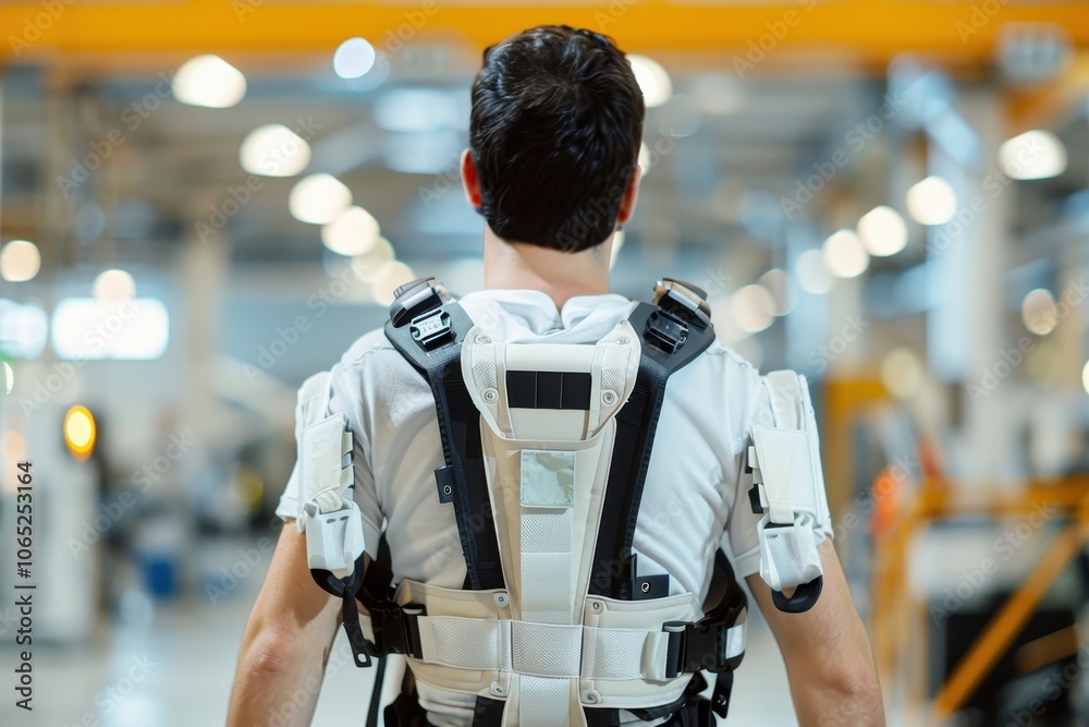 Individual demonstrating enhanced physical capabilities through ...