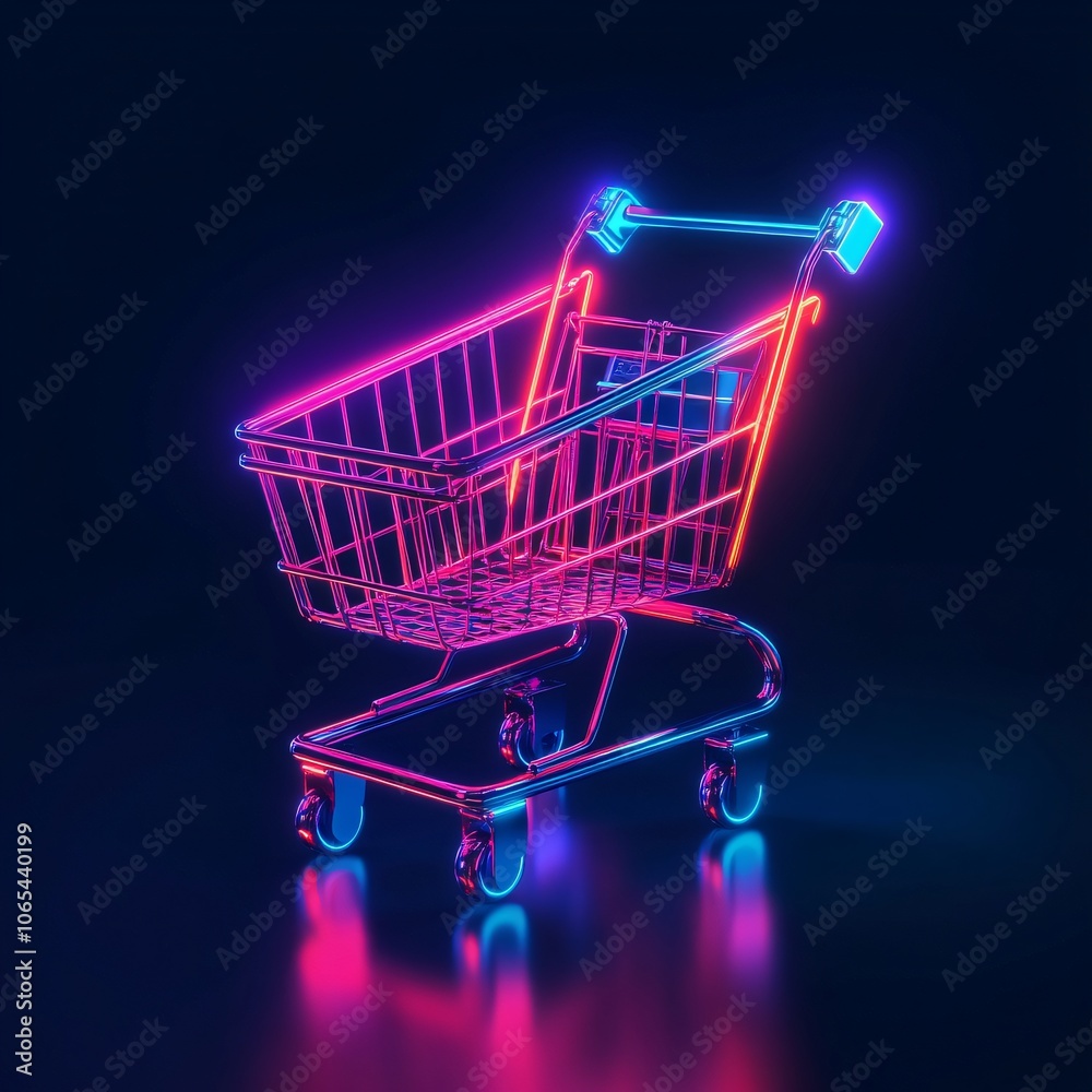 Explore the vibrant world of neon shopping carts for modern retail ...