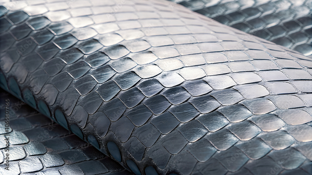 Shiny metallic snake skin texture for fashion and design trends Stock ...