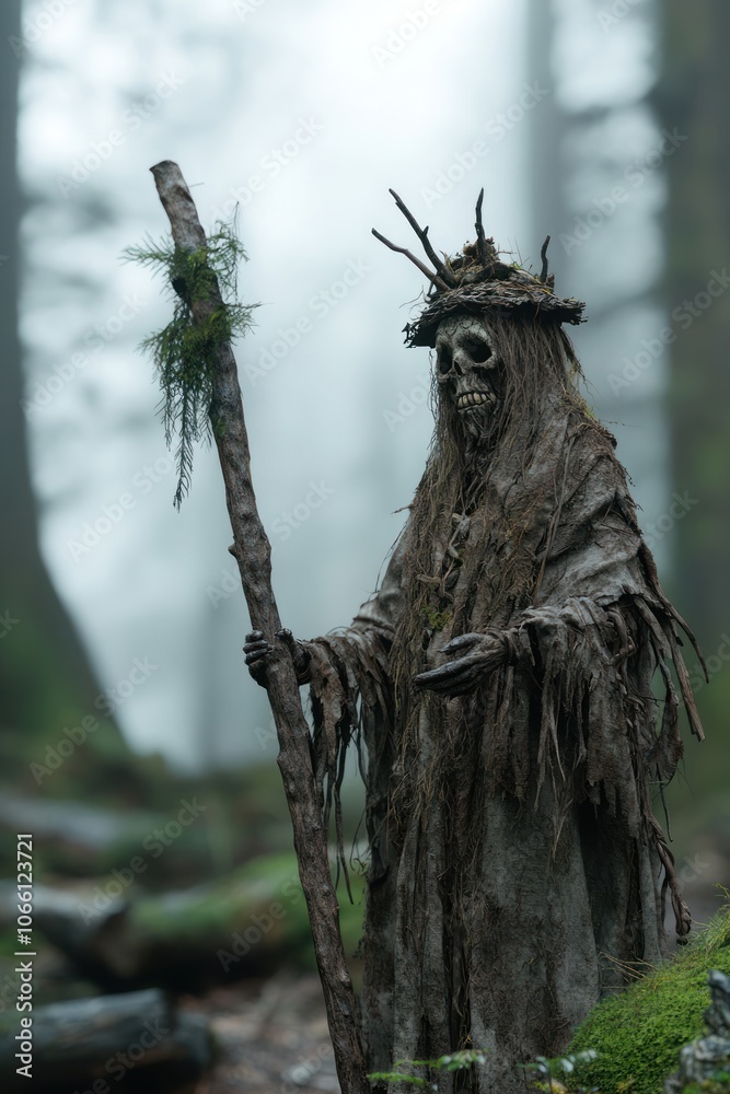 Mythical figures: Baba Yaga, infamous witch living in hut on chicken ...