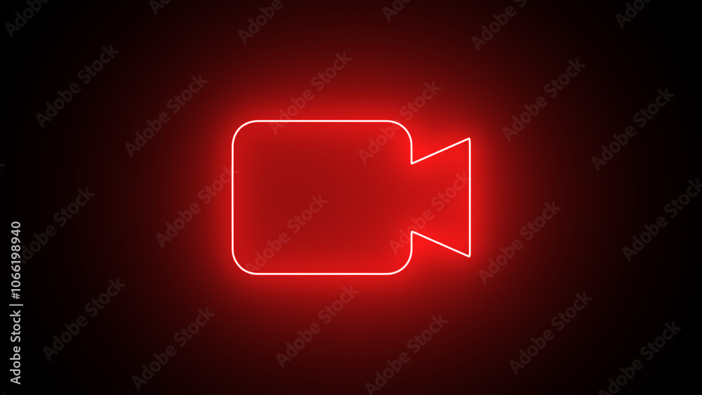 Live Stream Broadcast Media Icons - Vector Set for Online Video, News ...