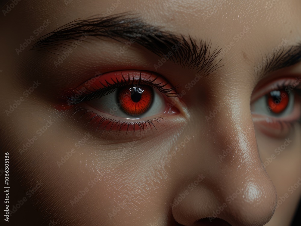 eye close up iris conjunctiva cornea eyelid eyelashes eyebrows eye ...