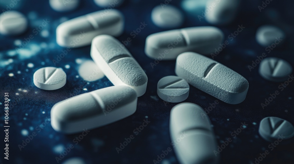 Z shaped white pills alongside text including sleeping pills hypnotics ...