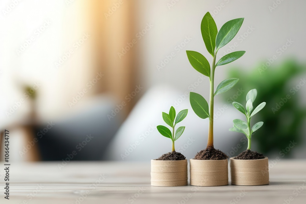 Business growth chart with startup financial metrics, focus on revenue ...