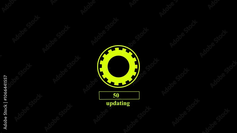 Updating icon, loading animation, upload, download animation. Setting ...