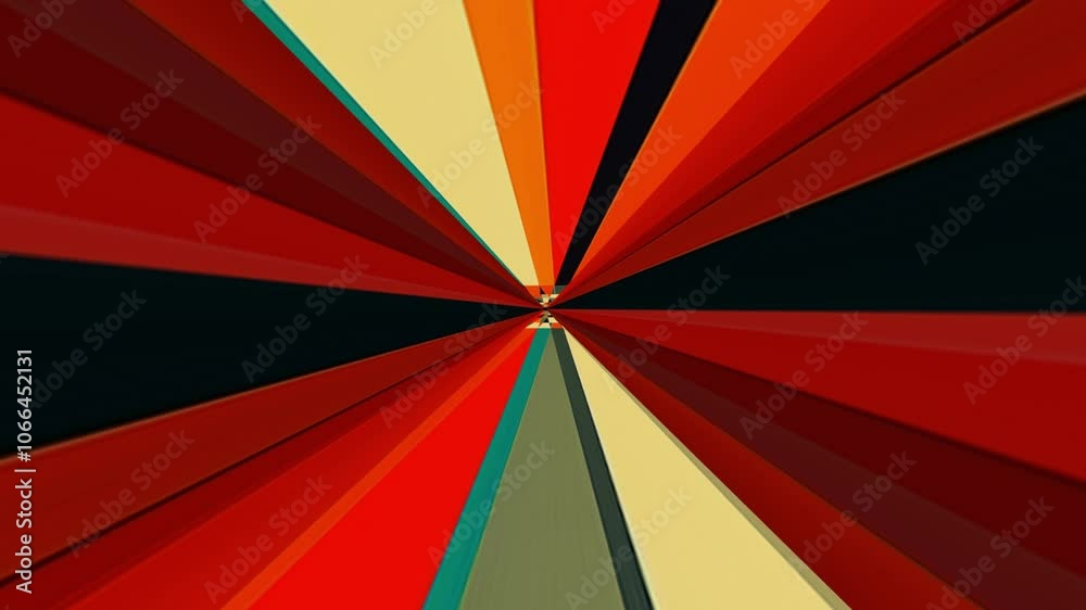 25 seconds of endless seamless looping video of multi-coloured tiles in ...