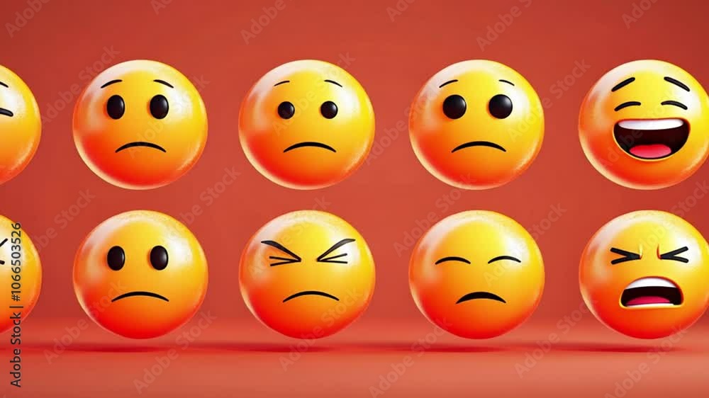 emoticon emoji vector character, World emoji Day concept, Funny ...