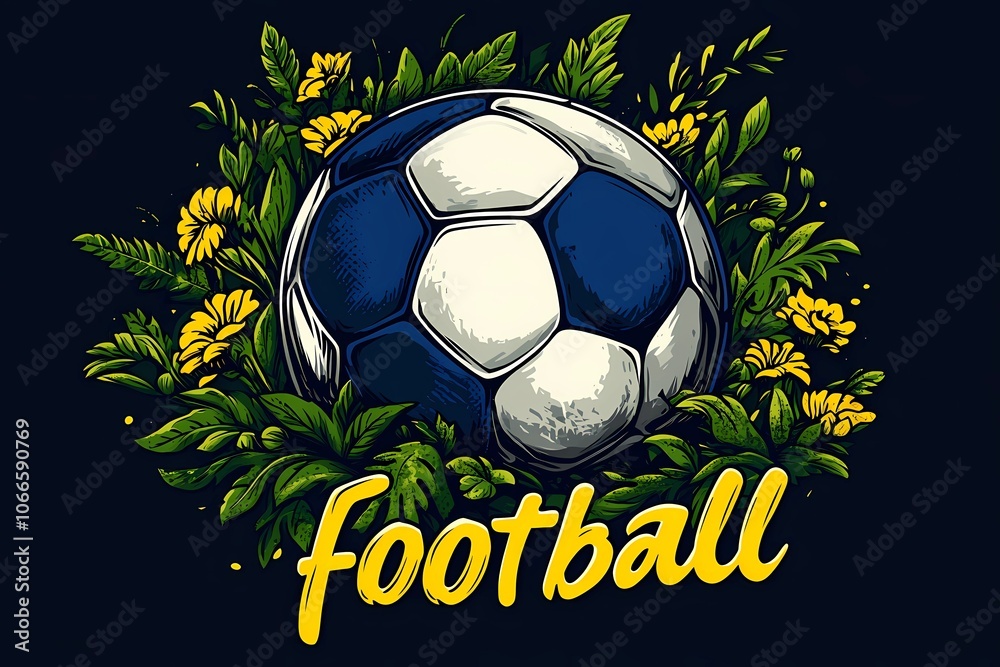 Dynamic sports-themed background layout for versatile football designs ...