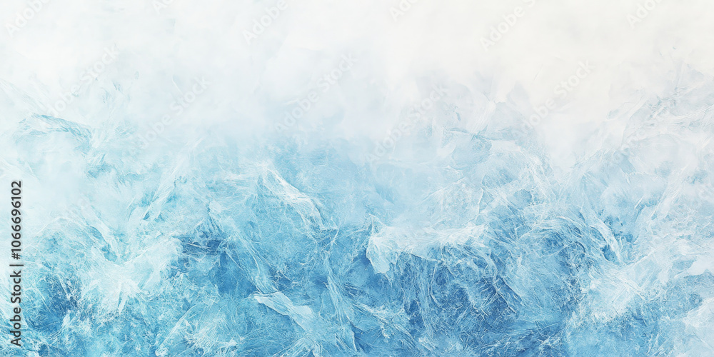 Cool icy background with frost patterns and pale blue hues, ideal for ...