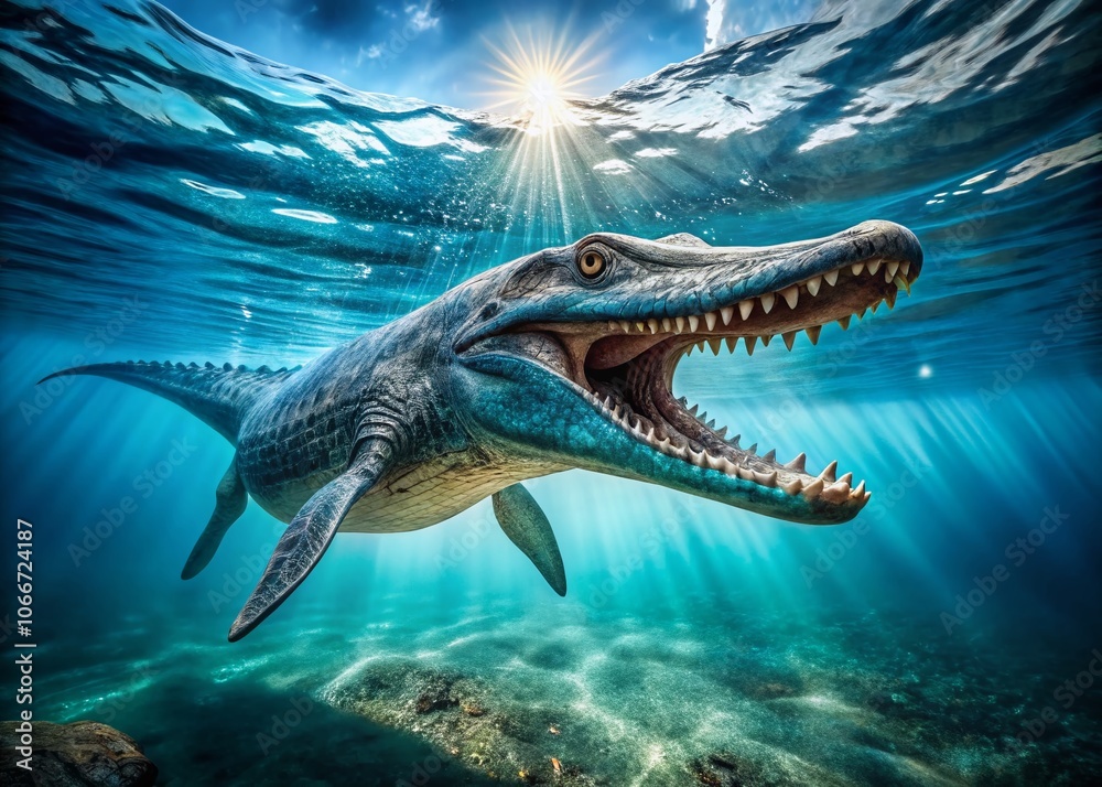 Stunning Architectural Photography of a Mosasaurus with Transparent ...