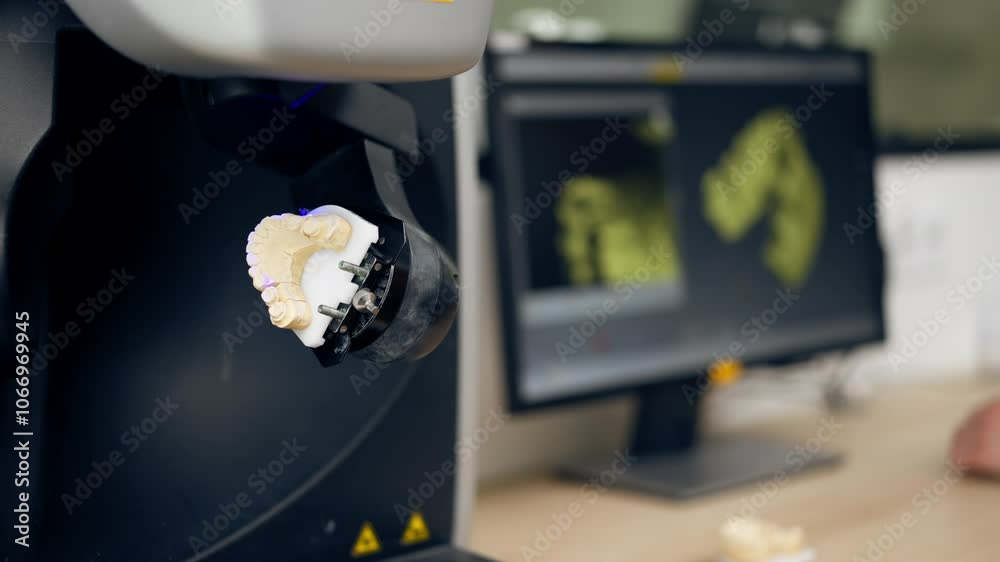 close up professional laboratory for production of dental protozoa ...