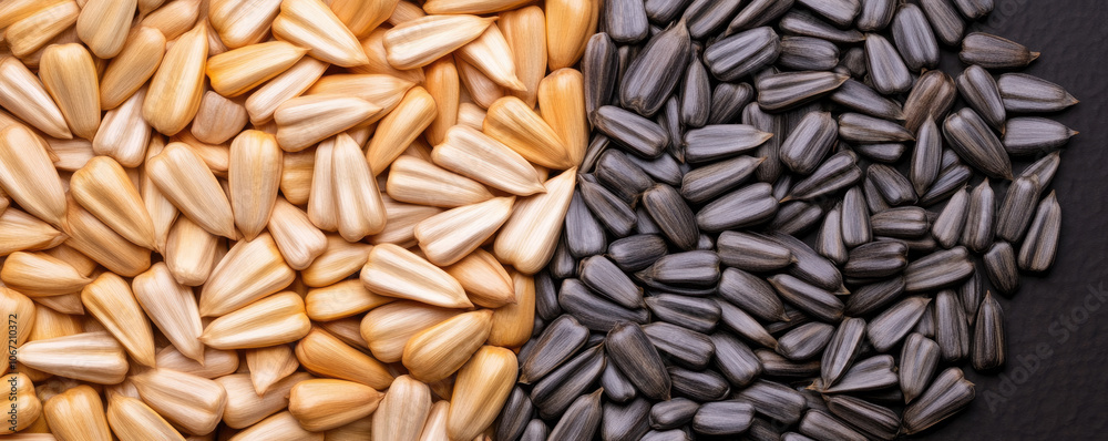 Sunflower Seed Textures, Exploring the rough exterior of sunflower seed ...