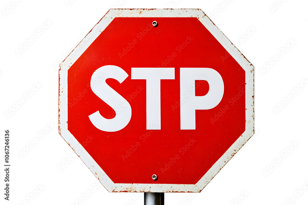 Isolated red Not Allowed stop sign, Prohibition sign or stop sign ...