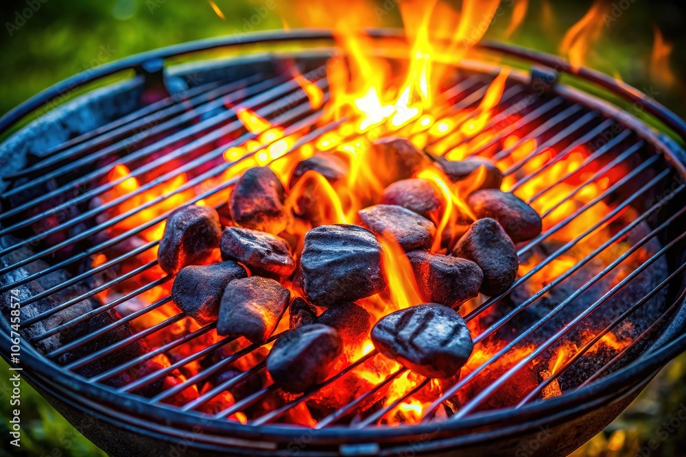 Heat, taste, togetherness; BBQ's golden rule. Stock Illustration ...