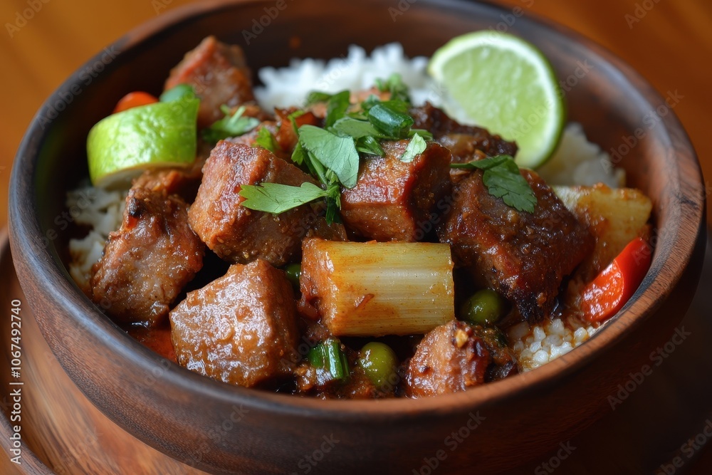 Naga Pork curry is a unique and flavorful dish from Nagaland India made ...