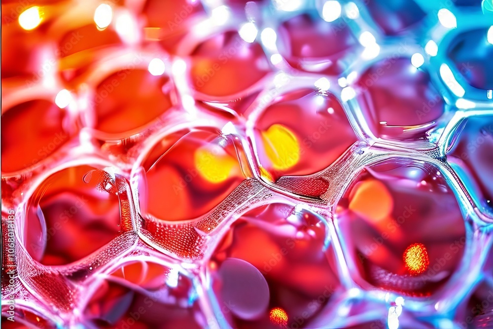 bubble wrap patterns the patterns of bubble wrap resemble a styl Stock ...