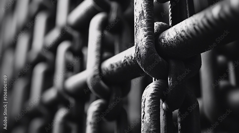11.Close-up view of stacked steel pipes, detailed textures and patterns ...
