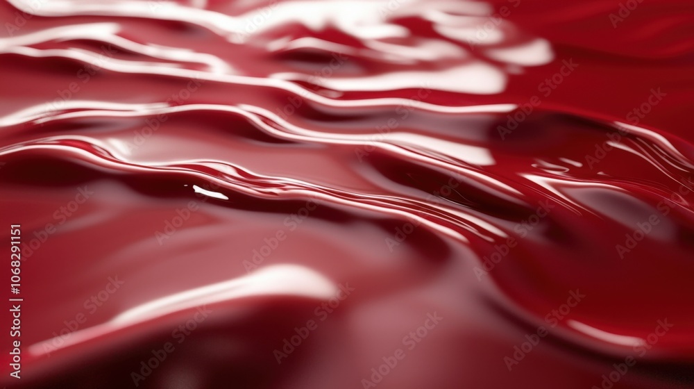 Liquid blood texture with swirling red tones, glossy finish, abstract ...