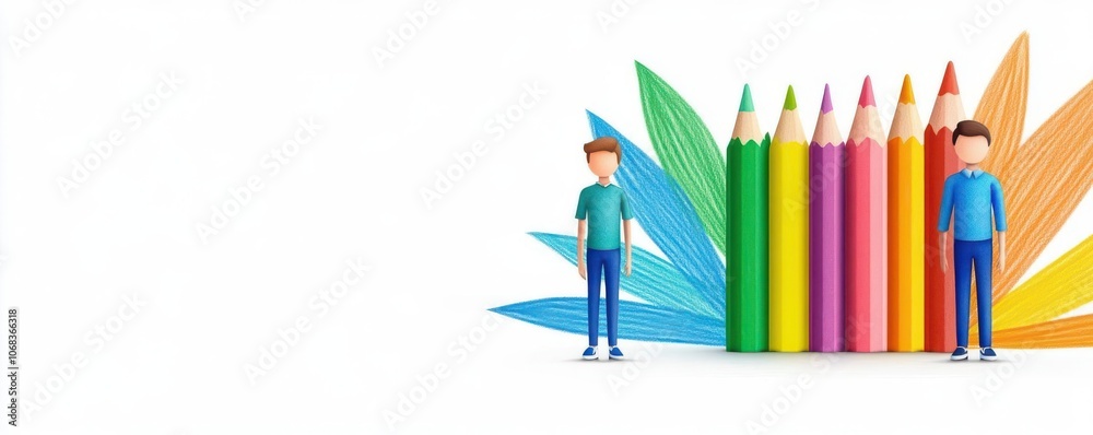 Research methodology layout academic theme cartoon drawing Stock ...