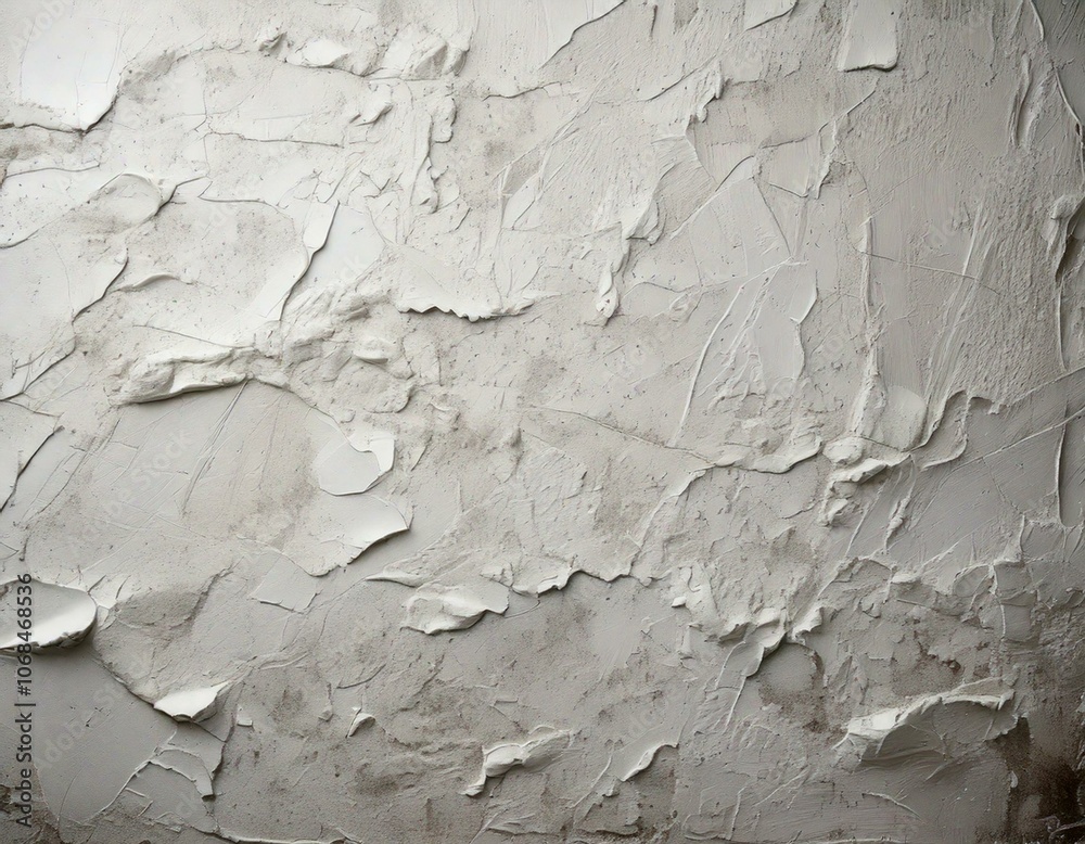 "Modern plaster surface displaying a distinct rough cast texture ...