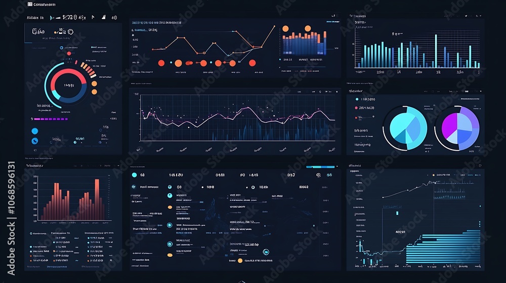 Business Analytics Dashboard with Various Data Visualization Charts and ...