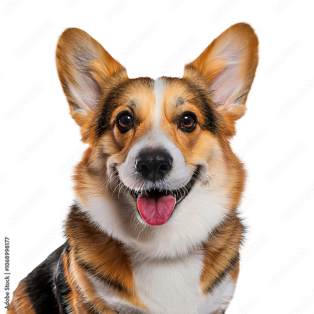 isolate corgi image white png background use various digital projects ...