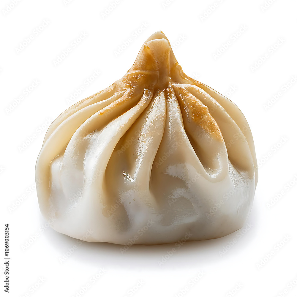 white png image har gow dumpling full view front side isolated light ...