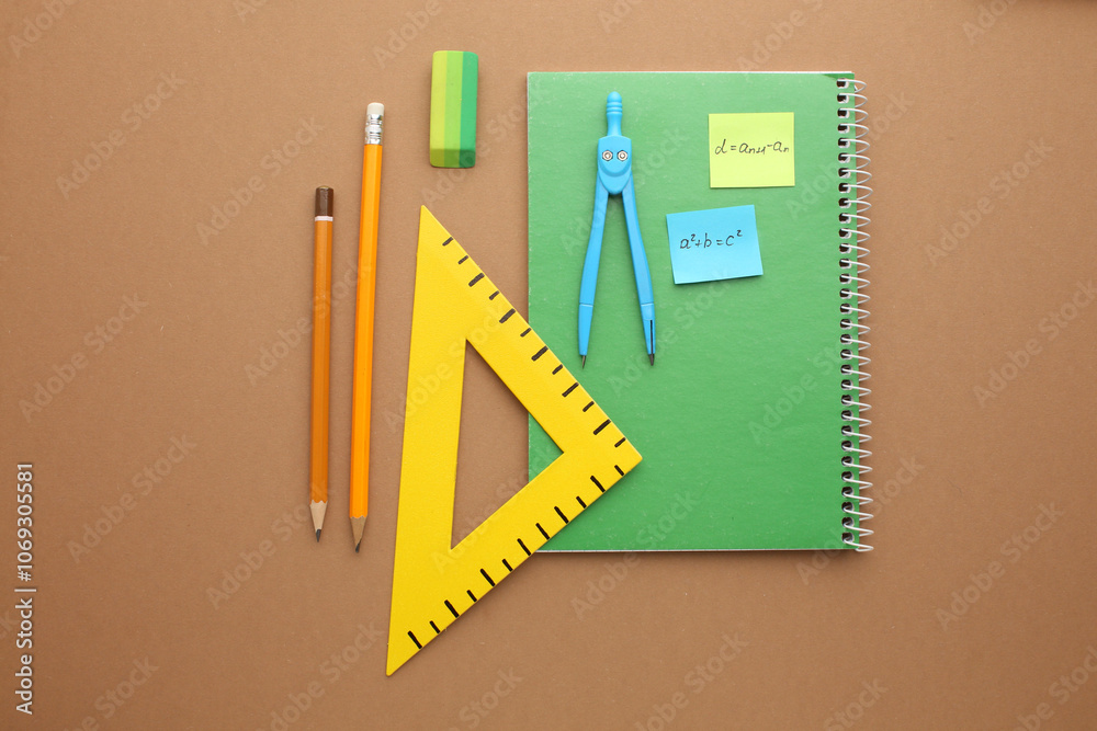 Stationery calculator ruler calculator and school cheat sheets on ...