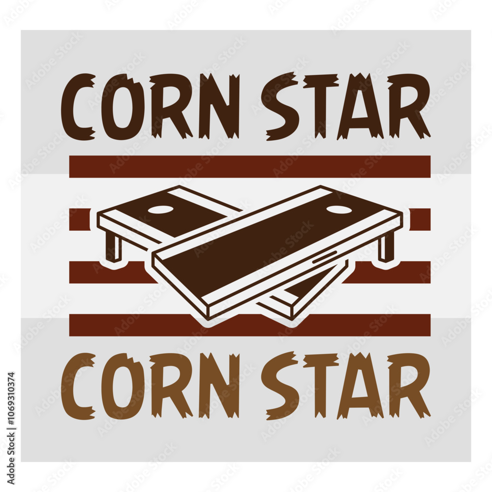 Corn Star Svg, Champ Svg, Cornhole T-shirt Design, Sports Svg, Cornhole ...