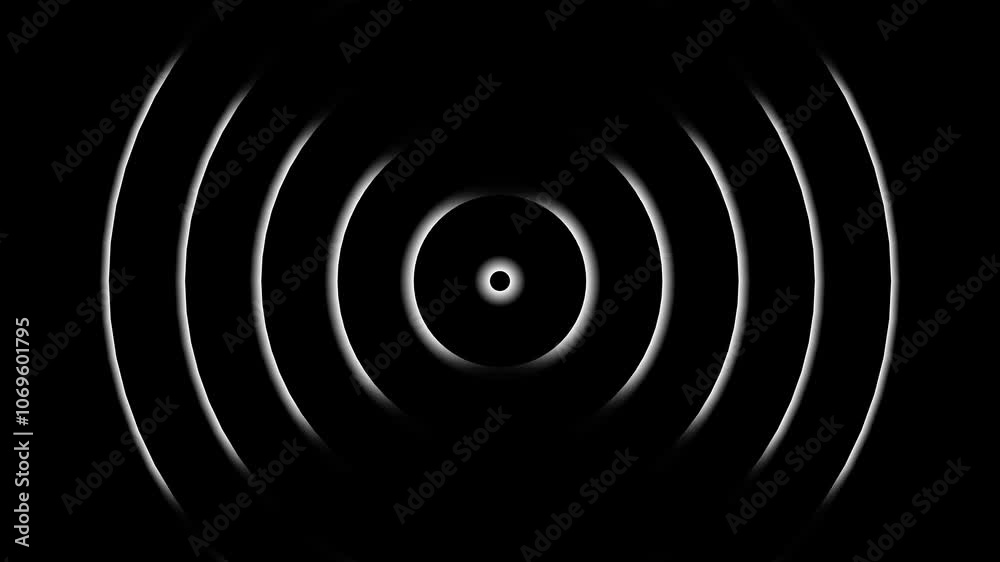 Radio wave screen background animation, Technology Radio wave station ...