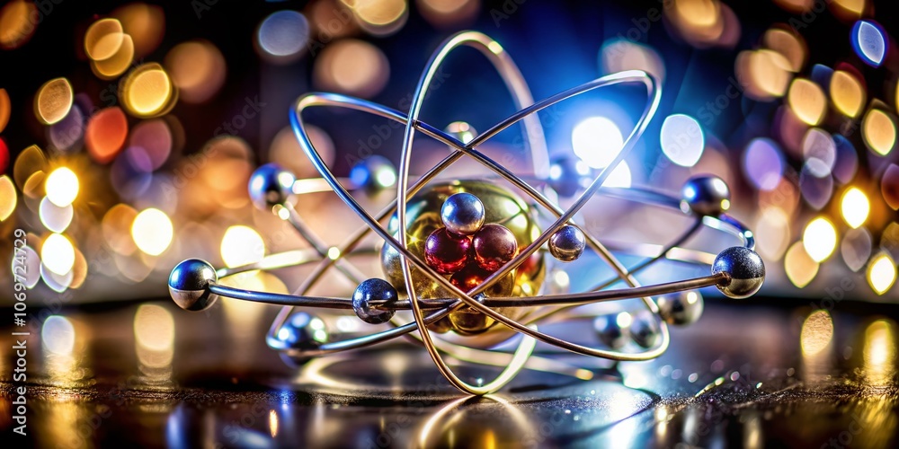 Captivating Tilt-Shift Photography of a Real Atom Image, Showcasing the ...