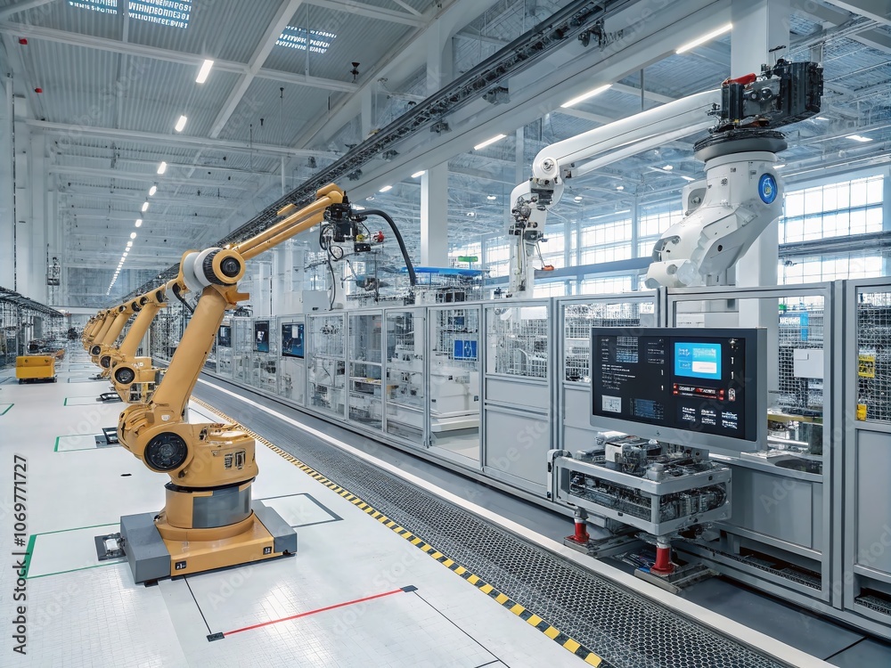 Modernization of Smart Industry: Robot Arms in Action Showcasing the ...