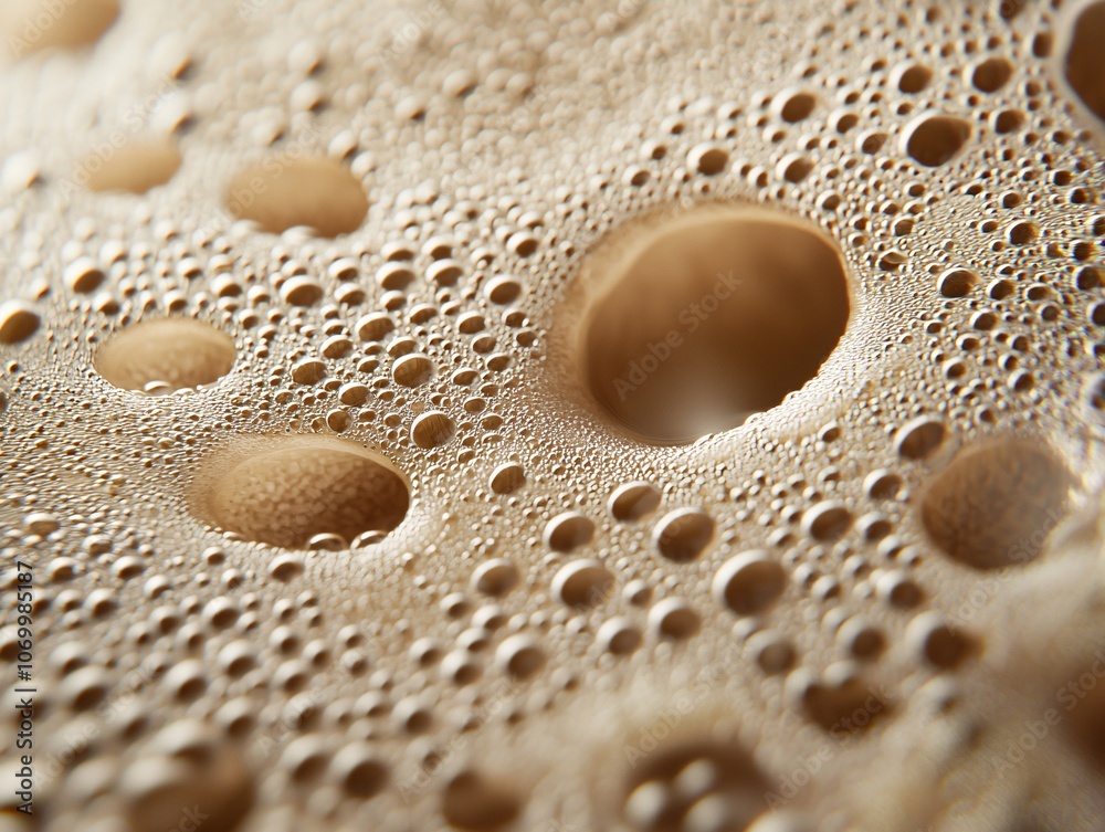 Extreme close-up of a snail shell, showing detailed textures and ...