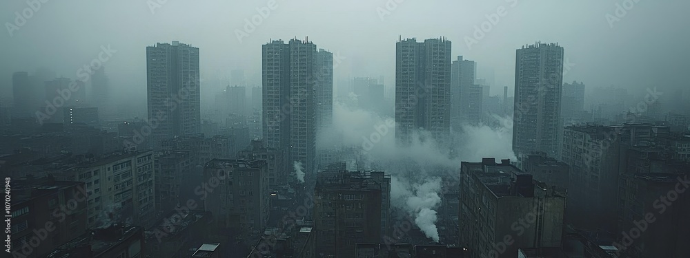 Towering Towers, Troubled Skies: A City Choked by Overpopulation ...