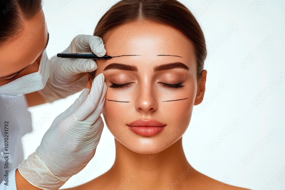 Preoperative Facial Markings for Cosmetic Enhancement Procedure on ...