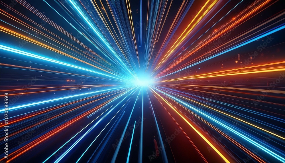 high speed data transfer digital explosion cyber fast connection neon ...