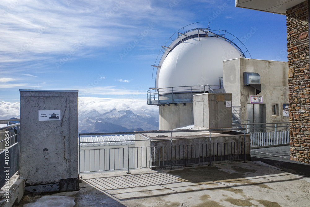 Pic du Midi, France - 2 Nov, 2024: Views of the French Pyrenees ...