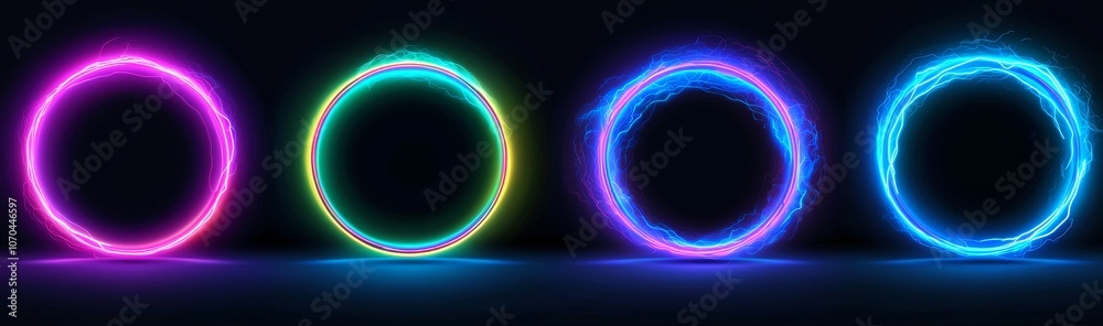 An abstract round swirl in 3D blue energy mixed with a speed vortex ...