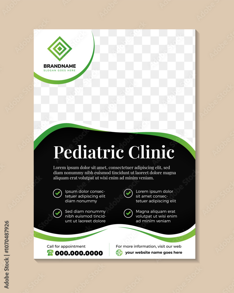 Child therapy flyer design template, medical therapy flyer, Children ...