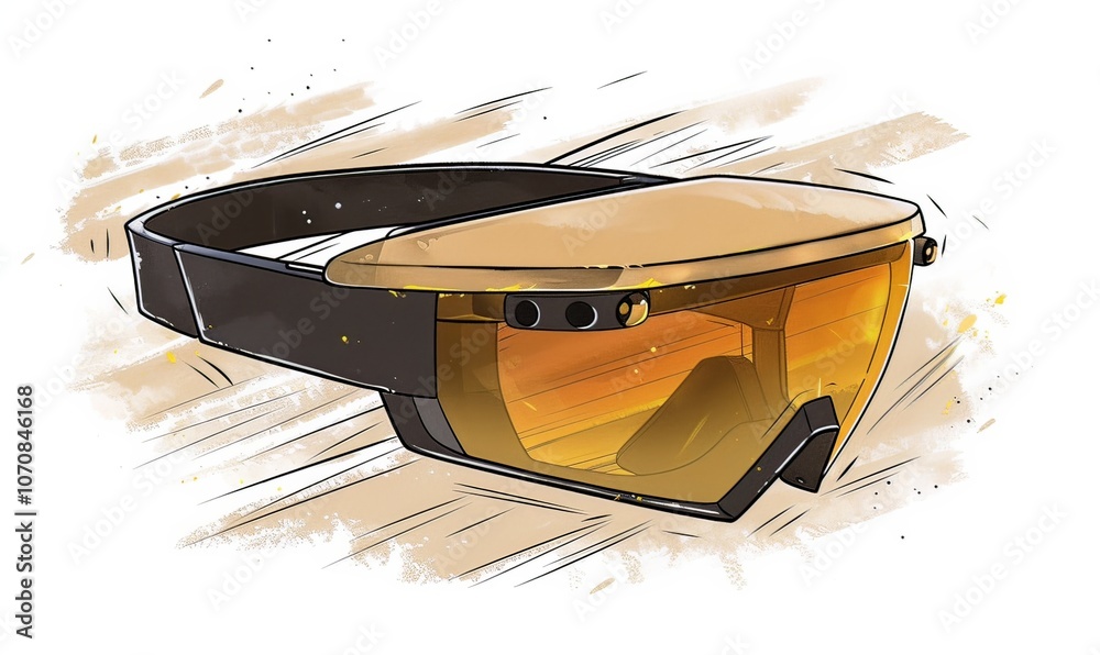 These augmented reality glasses merge digital content with the real ...
