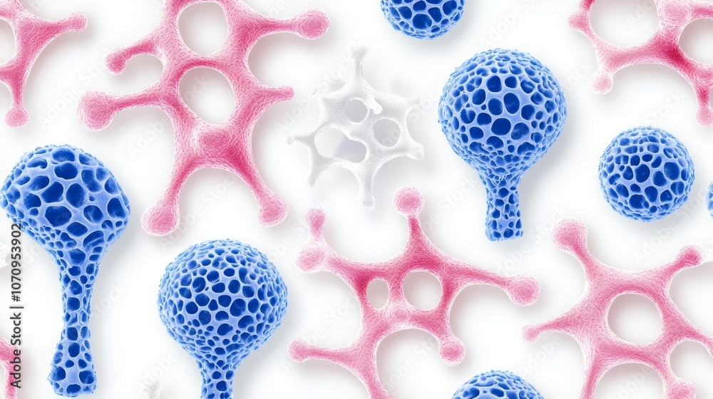 Embryonic stem cells colony under a microscope. Cellular therapy and ...